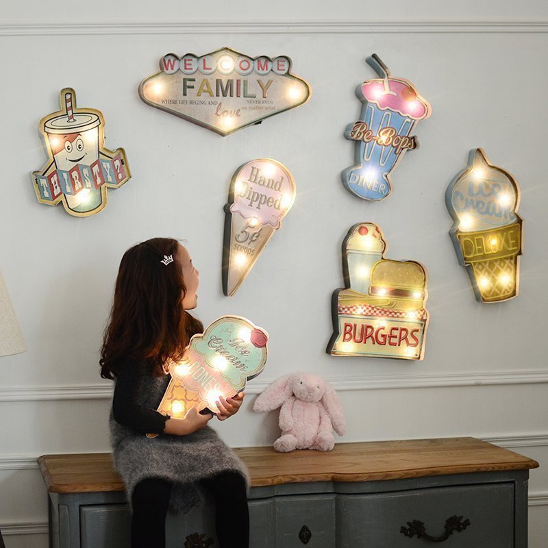 40CM Custom Metal Wall LED Sign - toptradesourcing